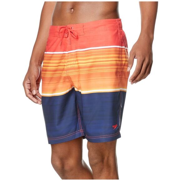 Speedo | Shorts | Nwt Speedo Mens Barrier Beach Orange Stretch Swim ...